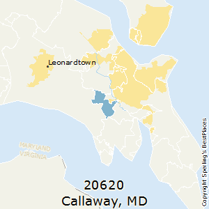 Callaway (zip 20620), MD