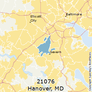 Hanover Pa Zip Code Map - Map
