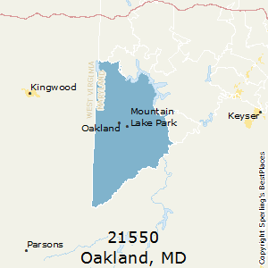 Oakland (zip 21550), MD