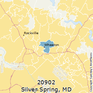 Silver Spring Maryland Zip Code Map - United States Map