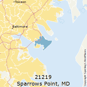 Best Places to Live in Sparrows Point (zip 21219), Maryland