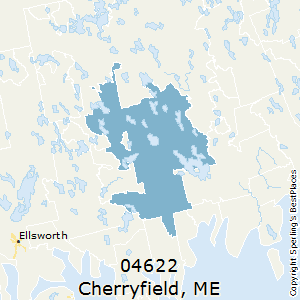 Cherryfield (zip 04622), ME