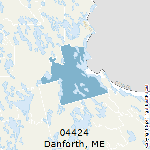 Danforth (zip 04424), ME