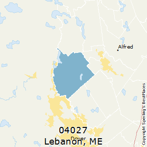 Lebanon (zip 04027), ME