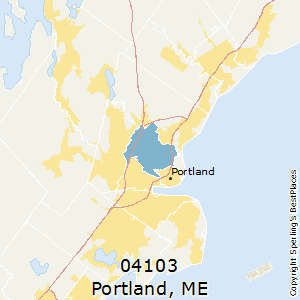 Portland Maine Zip Code Map