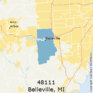 Belleville (zip 48111), MI