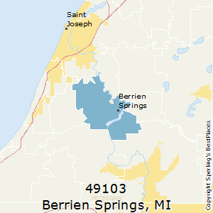 Map Berrien Springs Mi 49103