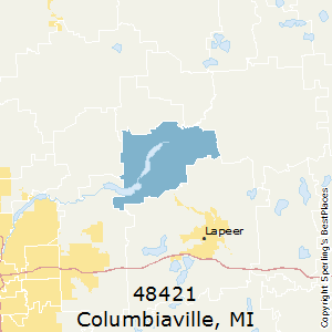 Columbiaville (zip 48421), MI
