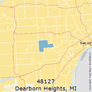 Dearborn Mi Zip Code Map - Map
