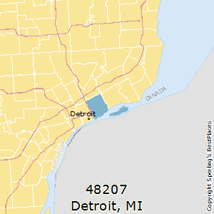 Detroit (zip 48207), MI
