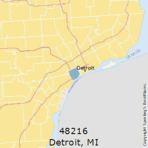 Detroit (zip 48216), MI