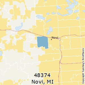 Novi (zip 48374), MI