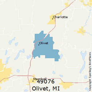 Olivet (zip 49076), MI