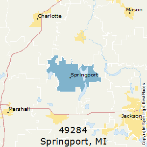 Springport (zip 49284), MI