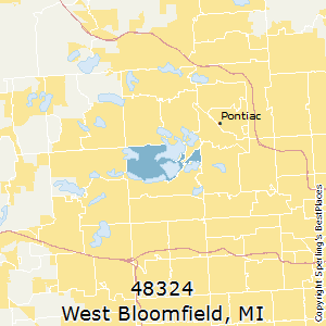 West Bloomfield Zip Code Map - Map