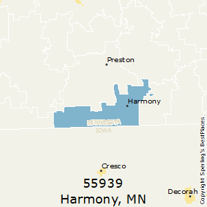 Harmony (zip 55939), MN