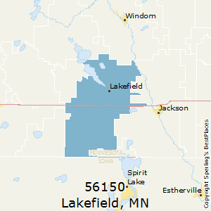 Lakefield (zip 56150), MN