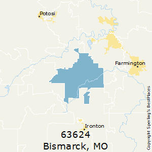 Bismarck (zip 63624), MO