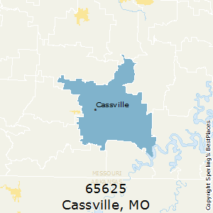 Cassville (zip 65625), MO