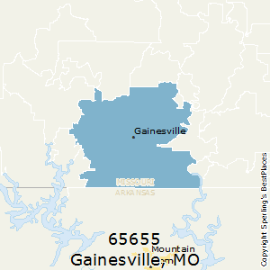 Gainesville (zip 65655), MO