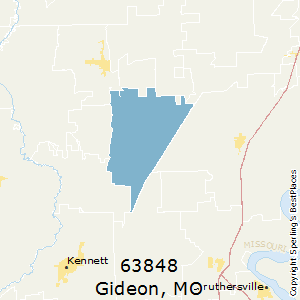 Gideon (zip 63848), MO