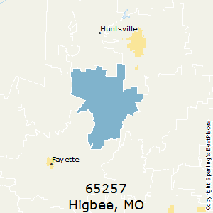 Higbee (zip 65257), MO