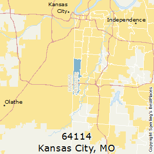 Kansas City Missouri Zip Code Map - Map