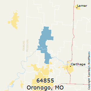 Oronogo (zip 64855), MO