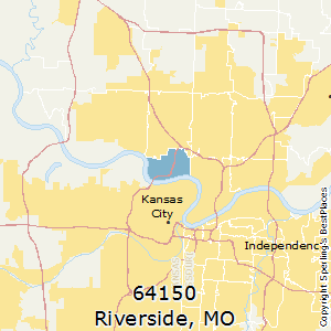 Riverside (zip 64150), MO