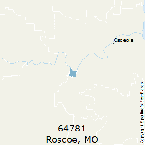 Roscoe (zip 64781), MO