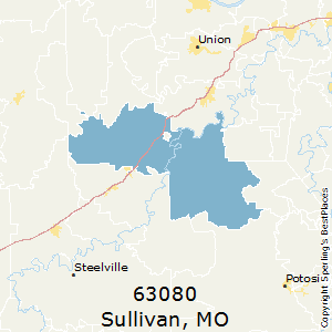 Sullivan (zip 63080), MO