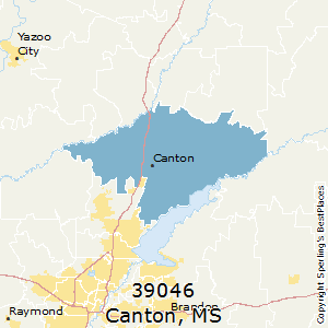 Canton (zip 39046), MS