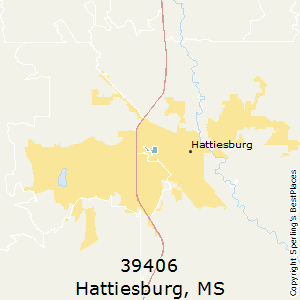 Hattiesburg (zip 39406), MS