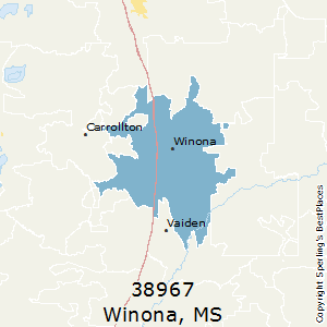 Winona (zip 38967), MS