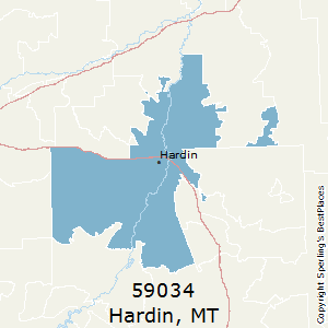 Hardin (zip 59034), MT