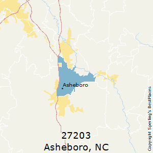 Asheboro (zip 27203), NC