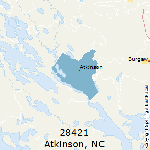 Atkinson (zip 28421), NC