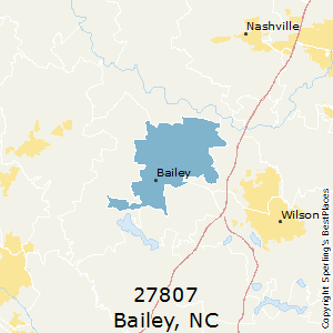 Bailey (zip 27807), NC