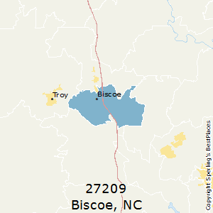 Biscoe (zip 27209), NC
