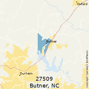 Butner (zip 27509), NC