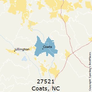 Coats (zip 27521), NC