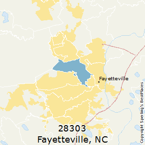 Fayetteville (zip 28303), NC