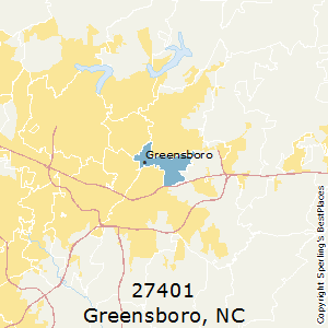 Greensboro (zip 27401), NC