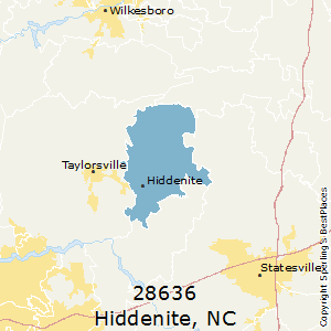 Hiddenite (zip 28636), NC