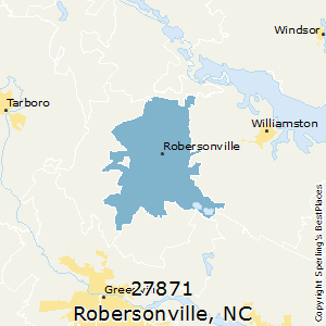 Robersonville (zip 27871), NC