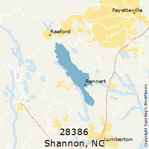 Shannon (zip 28386), NC