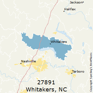 Whitakers (zip 27891), NC