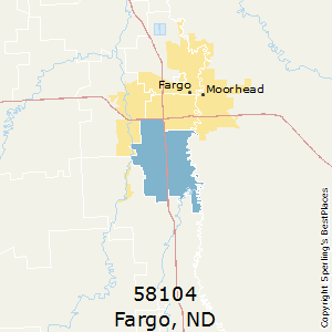 West Fargo Zip Code Map - United States Map