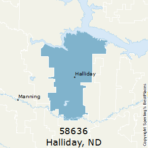 Halliday (zip 58636), ND