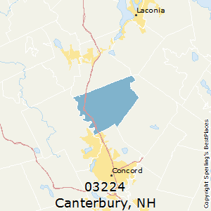 Canterbury (zip 03224), NH